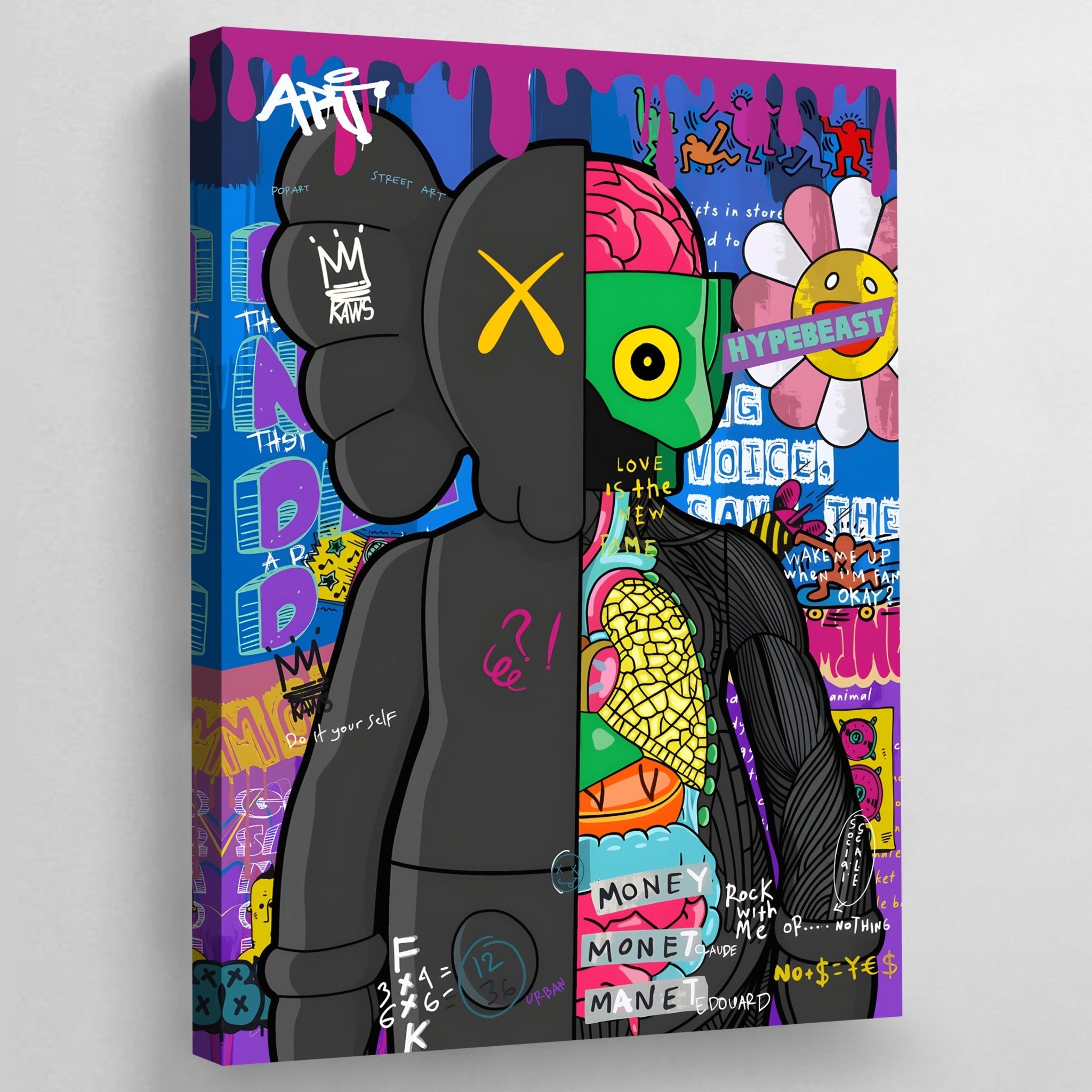 Cuadro Arte Urbano Kaws | La Casa Del Cuadro