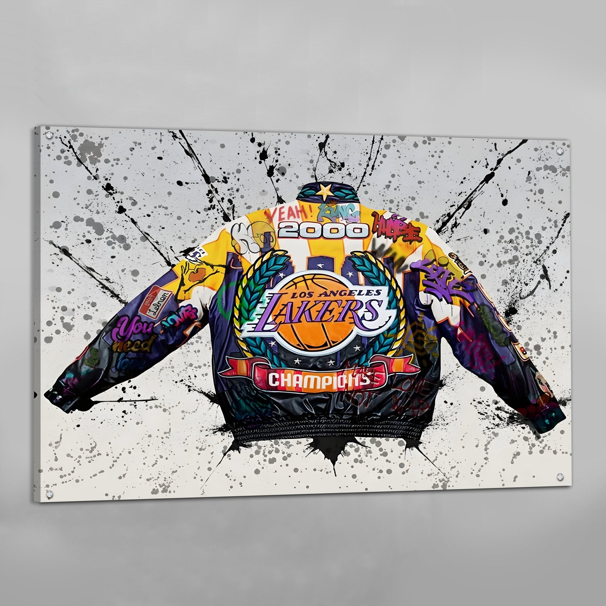 Cuadro Graffiti Los Angeles Lakers | La Casa Del Cuadro
