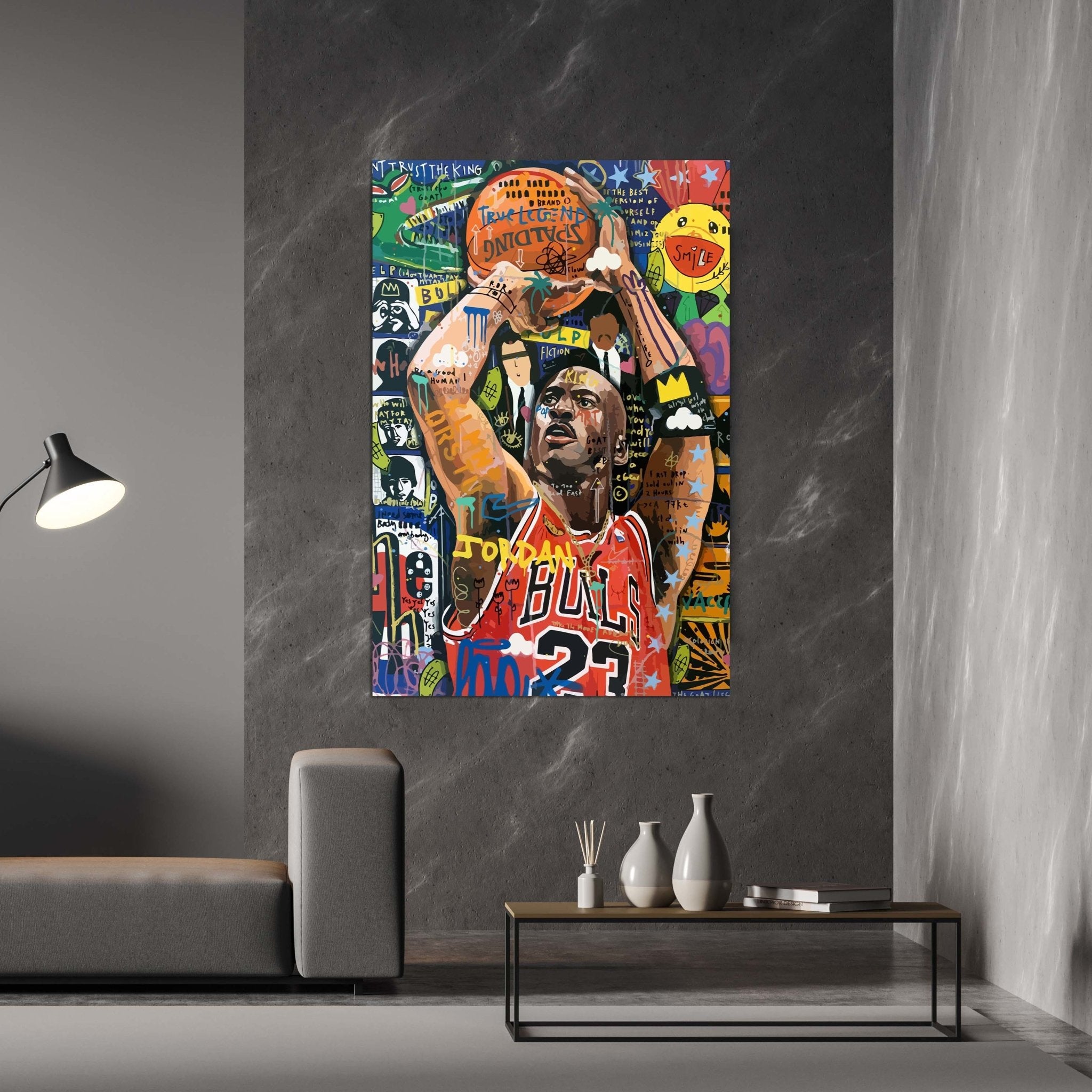 Cuadro Graffiti Michael Jordan | La Casa Del Cuadro