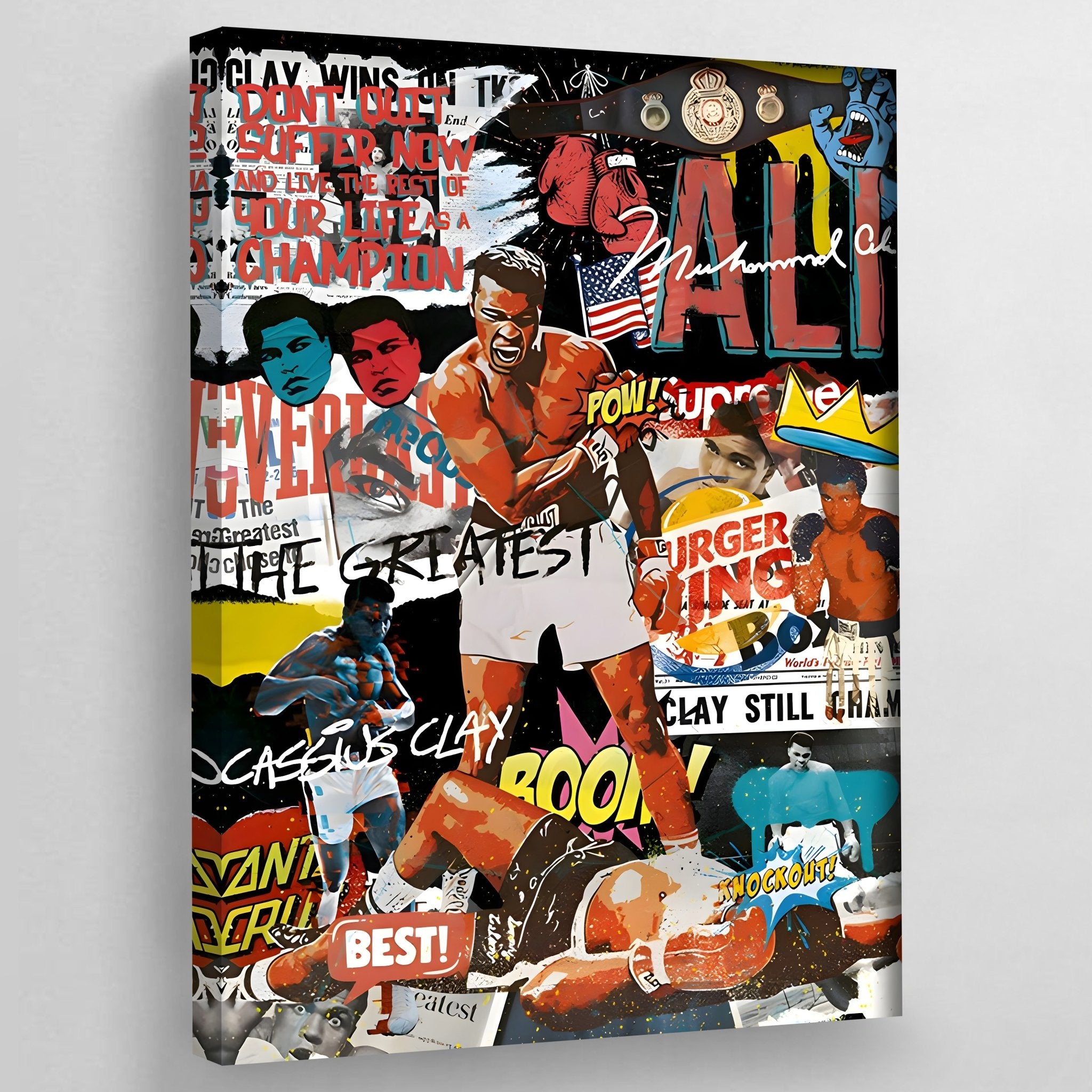 Cuadro Muhammad Ali Pop Art | La Casa Del Cuadro